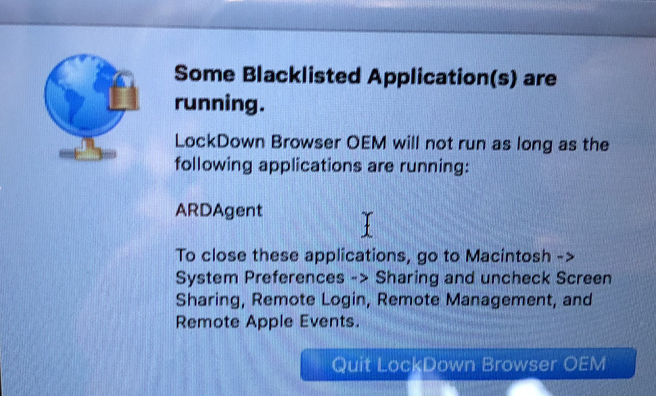 WISEflow Lockdown Browser - Troubleshooting