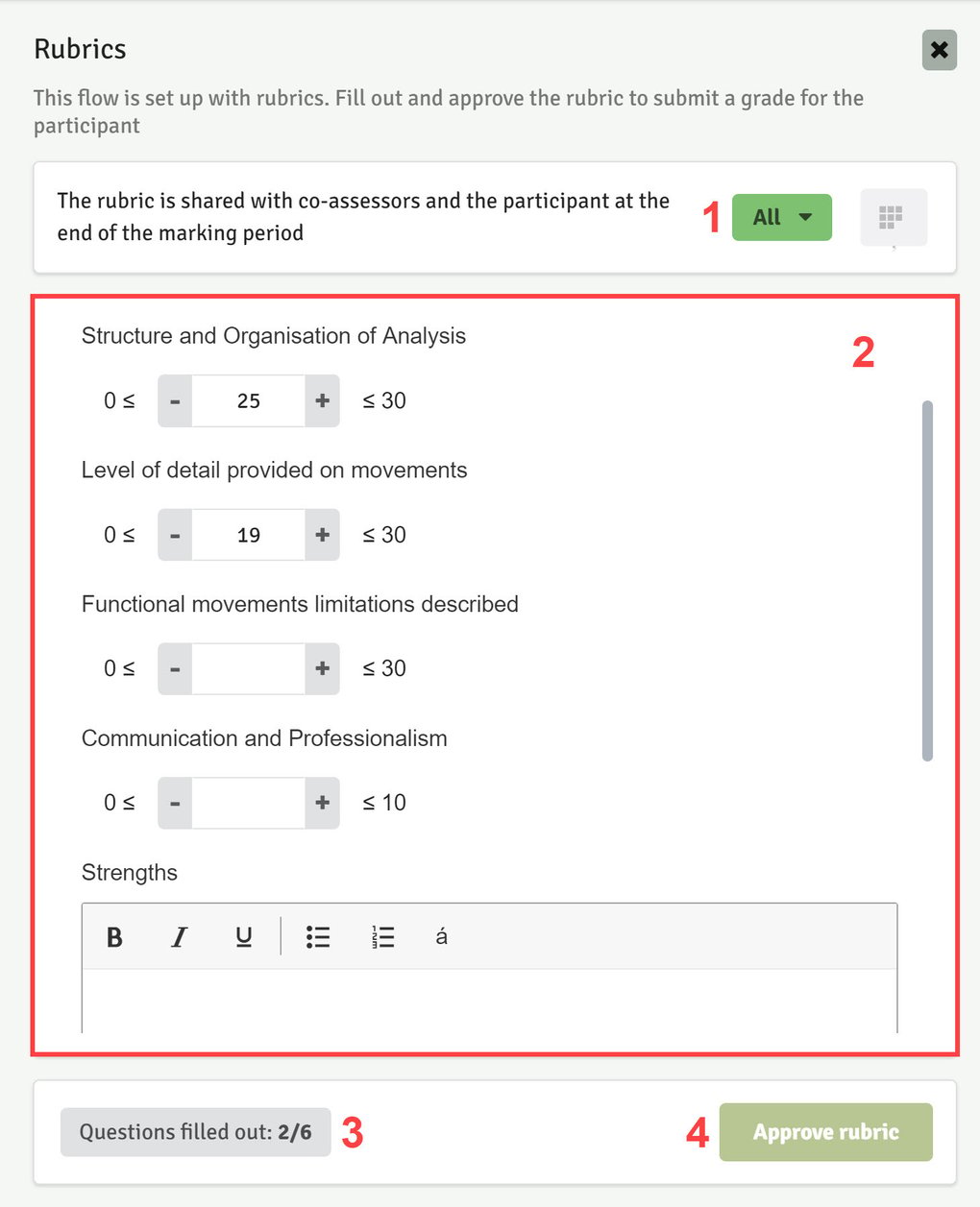Marking with Rubrics